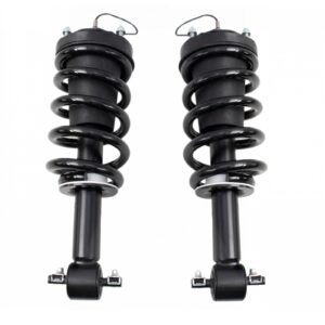 trq front loaded shock strut spring assembly lh driver rh passenger side pair 2pc set for chevy gmc suburban tahoe yukon z95 magneride mrc