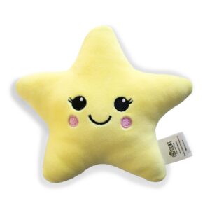 kinrex star 2 sides plush stuffed toy - kid stuffed star toy - measures 6" – 15.2 cm.