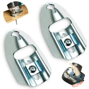 ally tools coping foot (2 sets) for jigsaw attachment, compatible with most jigsaws, allows jigsaw to bevel, turn, and pitch the blade without the need for jigs or templates - ideal for contractors