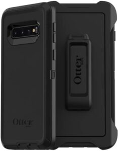 otterbox defender screenless series case for samsung galaxy s10 (not s10e/plus) non-retail packaging - black