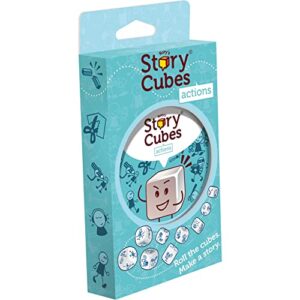 zygomatic | rory's story cubes eco blister action | dice game | ages 6+ | 1-12 players | 20+ minutes playing time, multicolor, (asmrsc302)