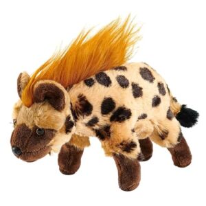 forest & twelfth 10" stuffed hyena plush, majestic animal collection stuffed animal, premium materials, best gift for kids age 3+, nursery and room decor (10" hyena)