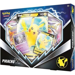 pokemon tcg pikachu v booster box - 4 booster packs + promo!