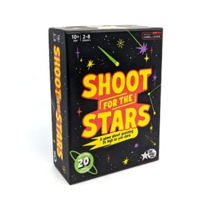 shoot for the stars — the rocket-powered trivia game for adults and family — board games for teens, kids and aliens alike