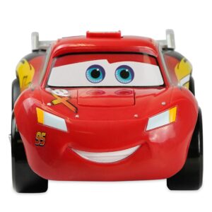 disney pixar lightning mcqueen push & go talking vehicle – cars