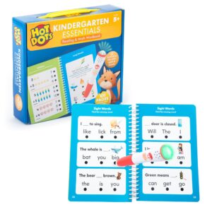 educational insights hot dots kindergarten workbook, classroom essentials, ages 5+