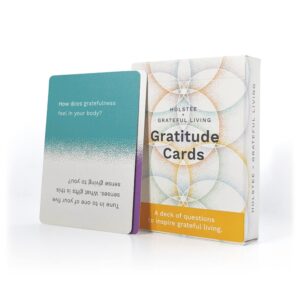 holstee gratitude cards | a deck of questions to inspire grateful living