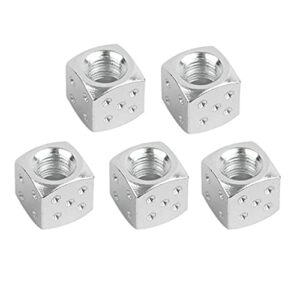 suweile szsz 5pcs aluminum dice valve caps tire air valve stem cap cover for car trunk mountain road bike bicycle wheel 0212 (color : silver)