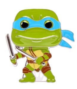 funko pop! pin: teenage mutant ninja turtles - leonardo, glow in the dark