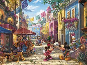 ceaco - thomas kinkade - disney dreams collection - mickey and minnie in mexico - 750 piece jigsaw puzzle