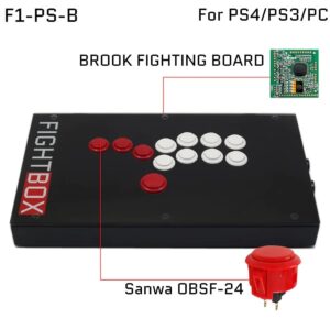 fightbox f1-ps-b arcade joystick game controller for ps4/ps3/pc