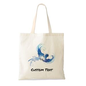 dancinggoods personalized bird cotton tote bag with handle for animals lovers series 7, canvas bag