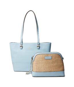 nanette lepore brielle seasonal bag in a bag ice blue one size