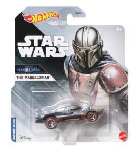 star wars hot wheels character cars the mandalorian diecast car