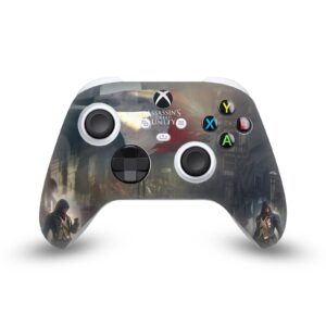 head case designs officially licensed assassin's creed arno dorian french flag unity key art matte vinyl sticker gaming skin decal cover compatible with xbox series x/s controller