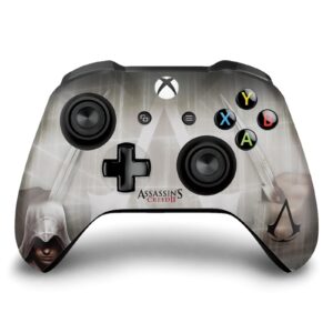 head case designs officially licensed assassin's creed ezio ii graphics vinyl sticker gaming skin decal cover compatible with xbox one s/x controller