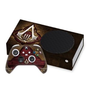 head case designs officially licensed assassin's creed freedom edition iii graphics vinyl sticker gaming skin decal cover compatible with xbox series s console and controller bundle