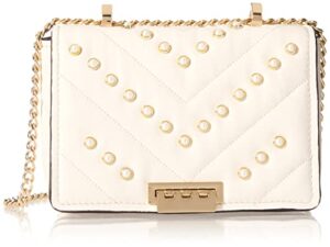 zac zac posen soft earthette mini chain shoulder bag-pearl lady, rose quartz