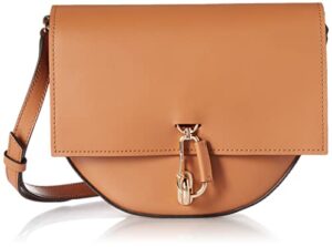 zac zac posen belay saddle crossbody bag, camel