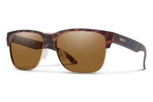 smith lowdown split lifestyle sunglasses - matte tortoise | chromapop polarized brown