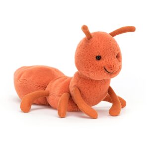 jellycat wriggidig ant stuffed animal, 6.5 inches | insect & bug plush toy | classic children's gift