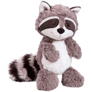 focusnorm racoon plush animal, 9.84 inch cute raccoon stuffed animal racoon plush, super adorable stuffed racoon for kids adults gifts (grey)