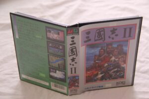 romance three kingdoms ii -san goku shi sega mega drive japan original with manual game t-76023