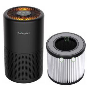 purivortex air purifiers for bedroom home, h13 true hepa air filter