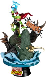 marvel comics: throg ds-107sp sdcc exclusive d-stage statue