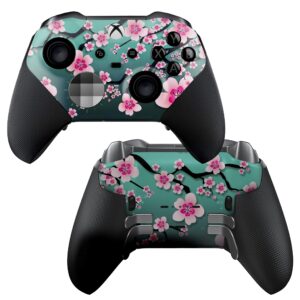 dreamcontroller cherry blossom x-box elite controller series 2 limited edition custom elite series 2 controller for x-box one/series x/s. with advanced hydro-dip paint technology (not just a skin)