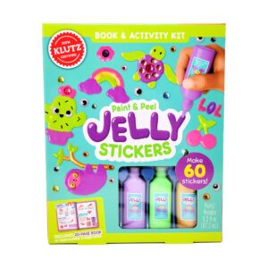 paint & peel jelly stickers by klutz press