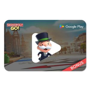 google play gift code - get $2 off your monopoly go purchase. (email or text message delivery - us only)