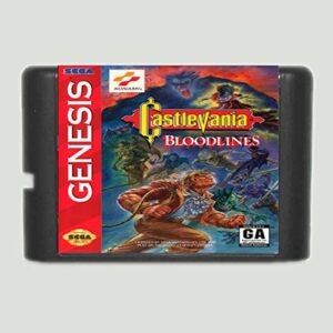 royal retro castlevania bloodlines ntsc-usa 16 bit sega md game card for sega genesis