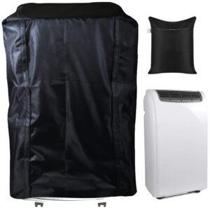 portable air conditioner covers skyour outdoor waterproof dustproof ac unit dust cover mobile air conditioner storage bags protector covers for most 5000-14000 btu portable air conditioners