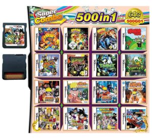 500 games in 1 ds game super combo cartuccia ds games for nds/ndsl/dsi/dsi xl/dsi ll/3ds/3dsxl/3dsll/2ds/new 3ds/new 3ds xl