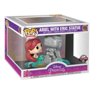 funko pop! moment disney: ariel with eric statue special edition multicolor exclusive vinyl figure #1169