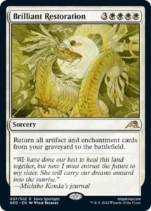 magic: the gathering - brilliant restoration (007) - kamigawa: neon dynasty