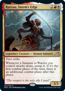 magic: the gathering - raiyuu, storm's edge (232) - kamigawa: neon dynasty