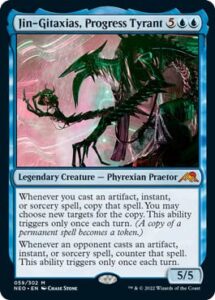 magic: the gathering - jin-gitaxias, progress tyrant (059) - kamigawa: neon dynasty