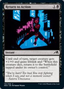 magic: the gathering - return to action (121) - kamigawa: neon dynasty