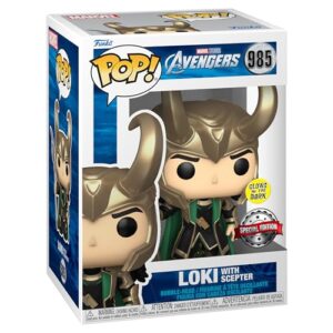 funko loki with scepter (glow in the dark) (special edition exclusive)