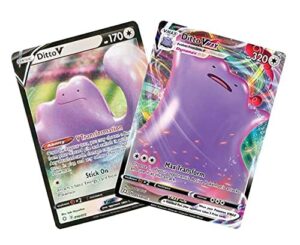 ditto vmax & v - shining fates - ultra rare card lot - 050/072 & 051/072