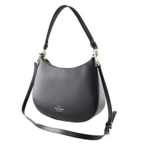 kate spade staci saffiano leather crossbody bag (black)