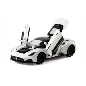 toy cars model mc20 alloy collectible pull back vehicles diecast with light&sound (white)