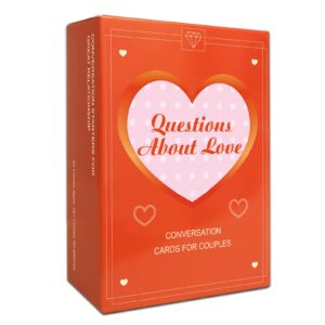 umonie conversation cards for couples, fun questions couples games for date night, cards game for couples to strengthen relationships, romance, trust - valentine's day couples gifts for him/her/them