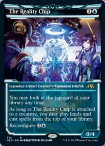 magic: the gathering - the reality chip (374) - showcase - kamigawa: neon dynasty