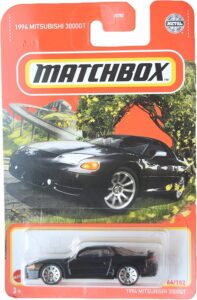 hot wheels matchbox 1994 mitsubishi 3000gt - mitsubishi - black 64/102