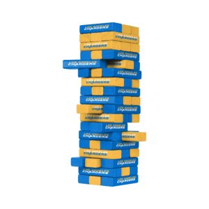 foco unisex-adult nfl logo stackable blocks game, team color, 9-588