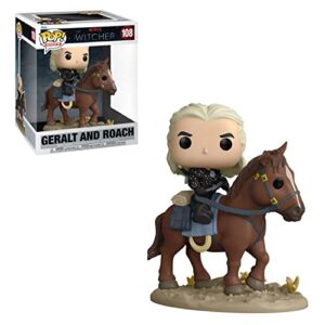 pop! ride deluxe: witcher - geralt and roach exclusive pop vinyl figure