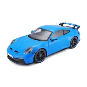 maisto m36458 2022 porsche 911 gt3 super car-1:18 scale cheong die cast, blue